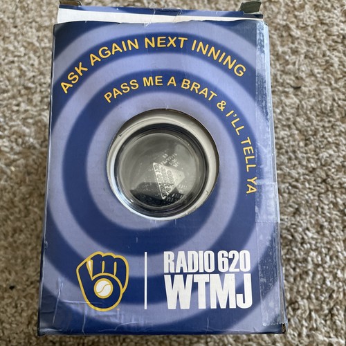 Bob Uecker Magic 8 Ball 2017 SGA Milwaukee Brewers Radio 620 WTMJ | eBay