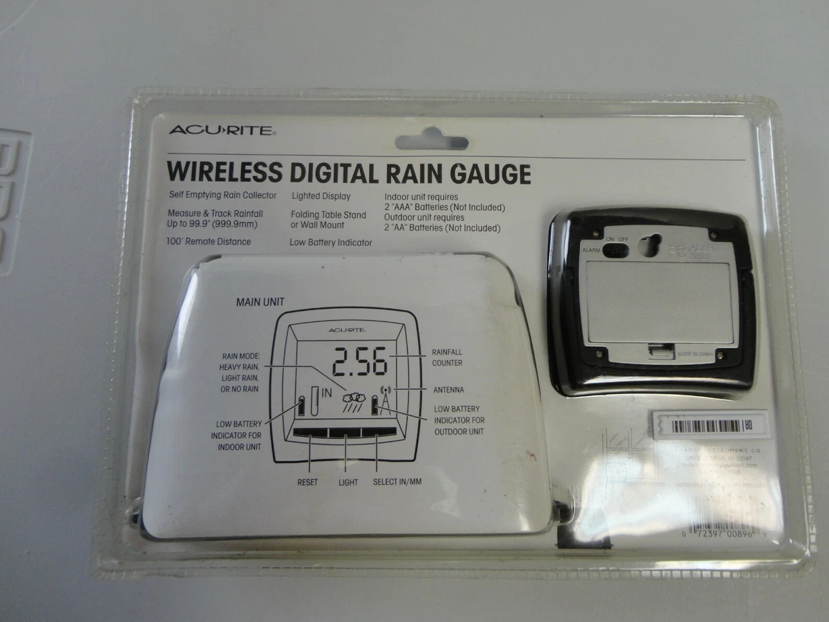 Acu Rite Wireless Rain Gauge 00896