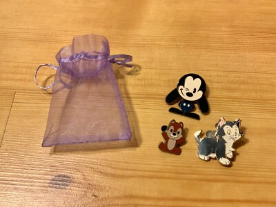 Disney Trading Pins Baby Chip & Dale Pinocchio Figaro Oswald Rabbit ...
