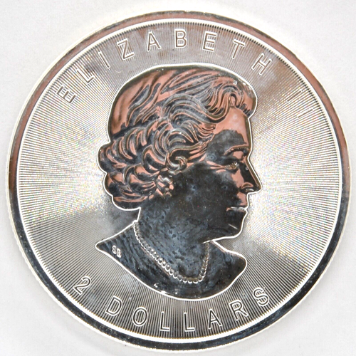 2015 CANADA 1/2 OZT FINE SILVER 9999 BALD EAGLE BIRD RCM $2 BULLION ...