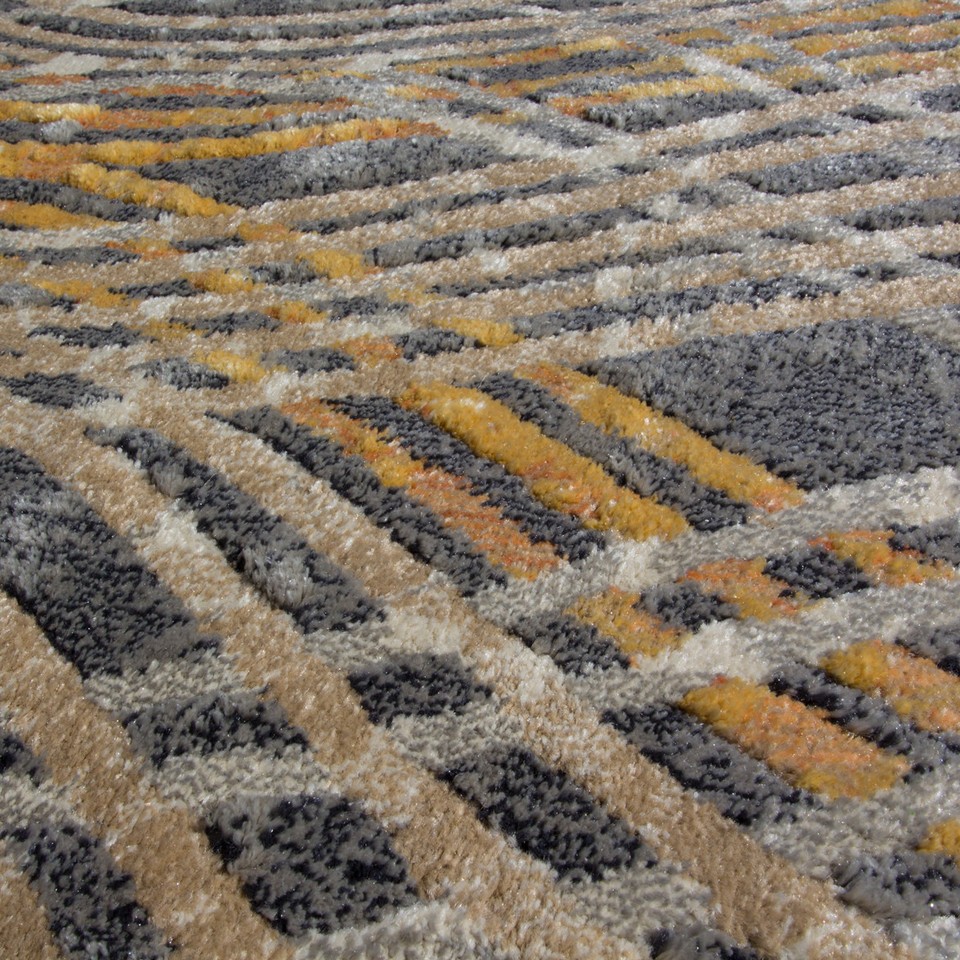 Ochre Mustard Yellow Gold Bright Large Area Rug Rugs for Living Room ...