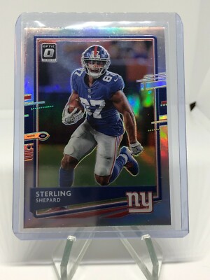 2020 Panini Optic Sterling Shepard Silver Holo Prizm New York Giants | eBay