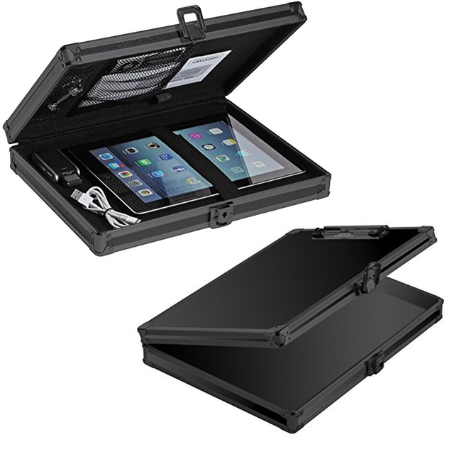 Vaultz Locking Storage Clipboard 8 1/2 X 11 Black VZ03492 for sale ...