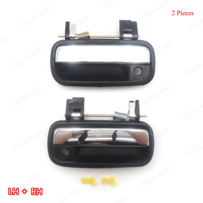 Chrome FR Outer Door Handles L+R Fits Toyota Hilux Ln145 Ln166 Tiger ...