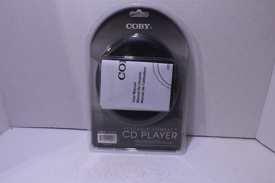 Coby Portable Compact CD Player CD-190-SLV Silver New Sealed 812180020491| eBay