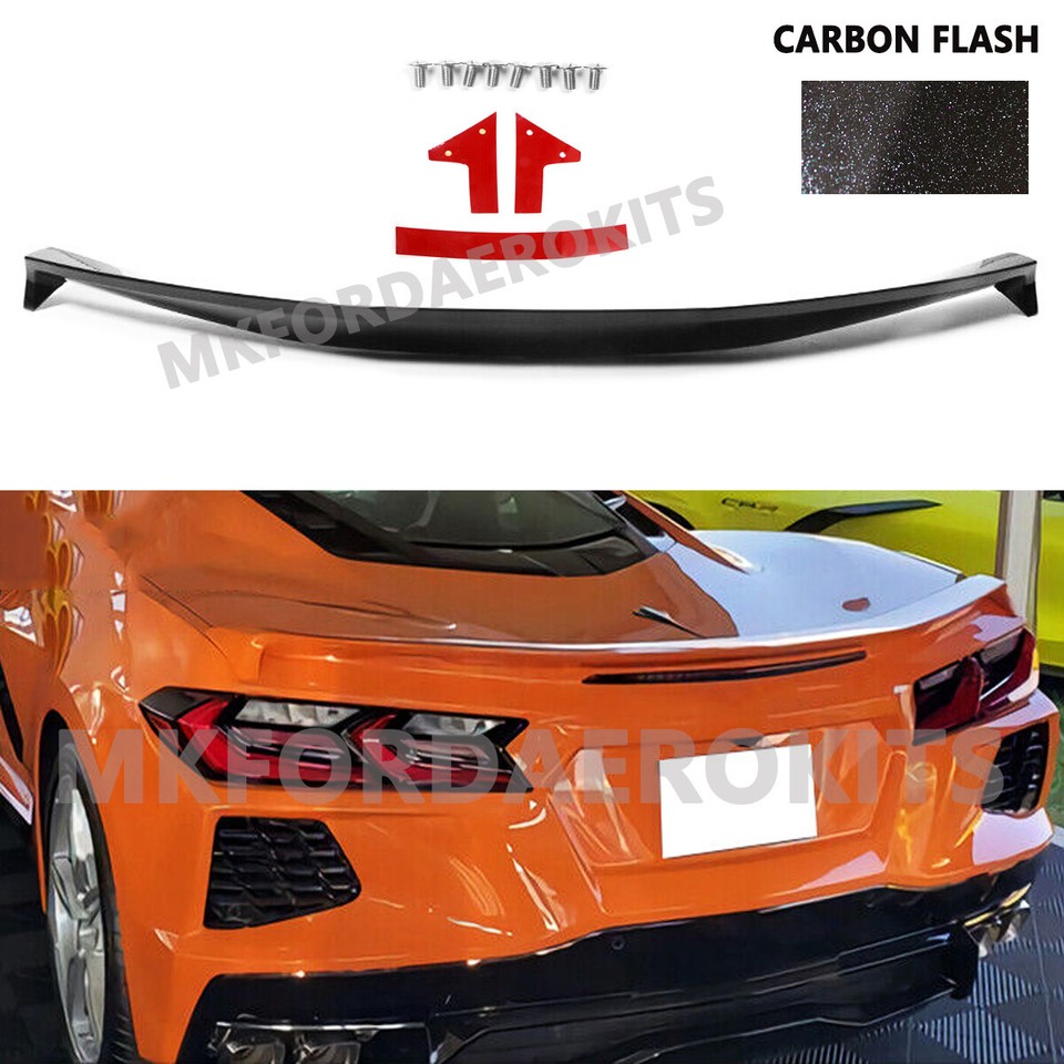 CARBON FLASH Z51 Low Profile Style Rear Spoiler For 2020-2024 Corvette ...