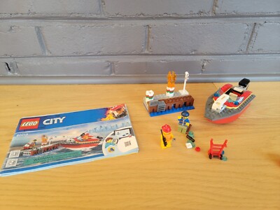 LEGO 60213 Dock Side Fire City Set Complete with Manual 100% Complete ...