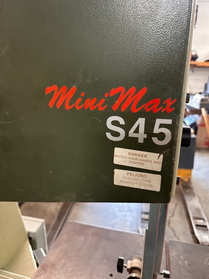 SCM / Samco Mini-Max S45 18″ Hobbyist Vertical Bandsaw w/ Baldor 115V ...