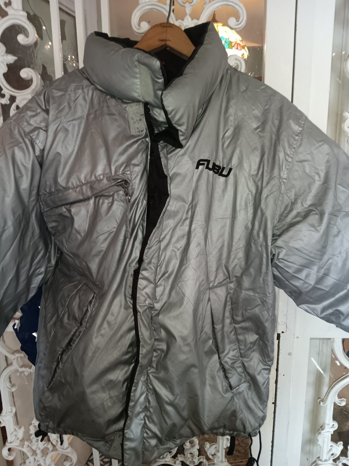 Vintage FUBU Boy 's Reversible Down Puffer Coat SZ 14/16 1990s RARE | eBay