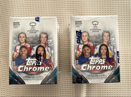 Topps Chrome 2023-24 Women’s Champions League Blaster Box X2 | eBay