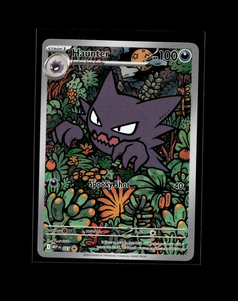 Gastly Haunter Gengar Pokemon Card! Holo/Reverse Holo EX VMAX V GX Rare ...