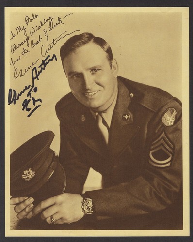 Gene Autry c1942 publicity photo w/ facsimile signature + personalized ...