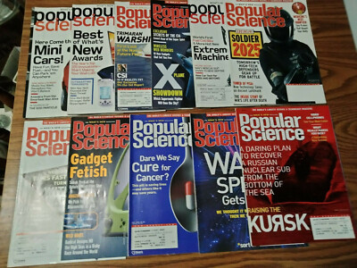 Popular Science Magazine's 2001 - 11 Issue's | eBay
