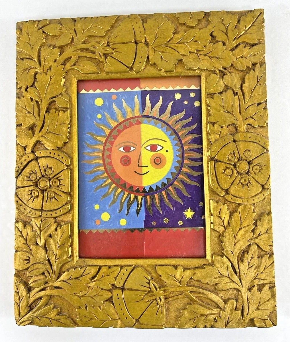 Mexican Carved Wood Picture Frames