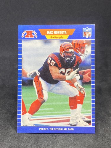 1989 Pro Set #65 MAX MONTOYA Cincinnati Bengals | eBay