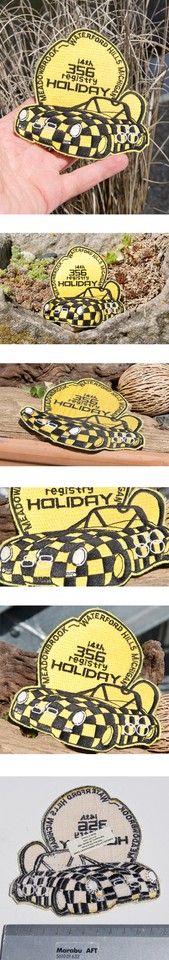 VINTAGE AUTOMOBILE CLUB PATCH / BADGE # PORSCHE 356 REGISTRY MEADOW ...