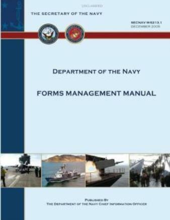 Forms Management Manual: Secnav M-5213 1 9781491076873| eBay