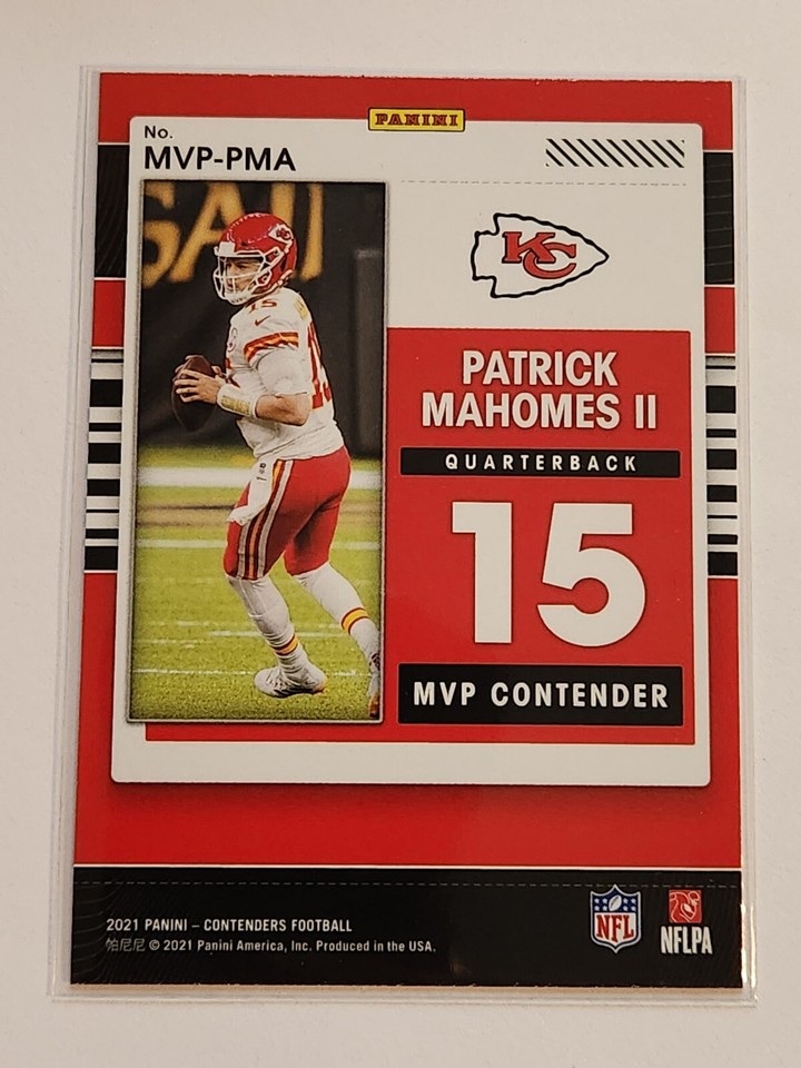 2021 PANINI PATRICK MAHOMES II TRADING CARD #MVP-PMA | eBay