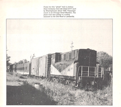 Jonesville Michigan Final Home To Armco Steel Co Locomotive B-71 Vtg ...