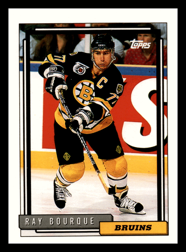 1992 Topps Ray Bourque Boston Bruins #221 Near Mint NM | eBay
