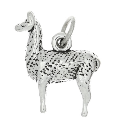 Sterling Silver 3D Llama Alpaca Charm or Pendant | eBay