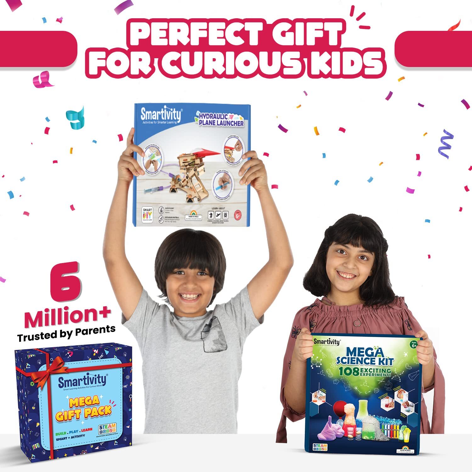 Smartivity Mega Gift Pack for Kids Age 6 to 14 Years Old | Plane ...