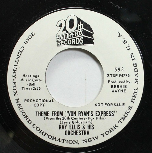 Pop Promo 45 Ray Ellis & His Orchestra - Theme From "Von Rayan'S ...