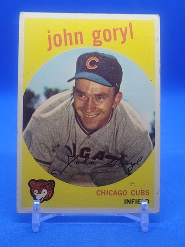 1959 Topps #77 John Goryl Chicago Cubs VG | eBay