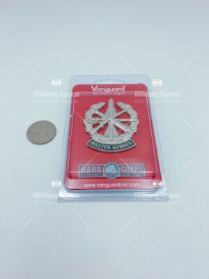 GENUINE U.S. ARMY IDENTIFICATION BADGE: MASTER GUNNER - SILVER MIRROR ...