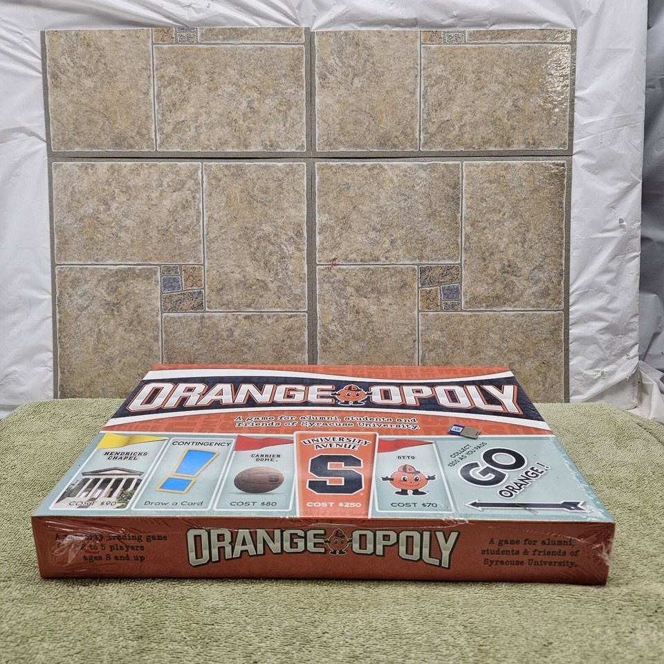 ORANGE-OPOLY Syracuse University Monopoly-Style Board Game - NEW ...