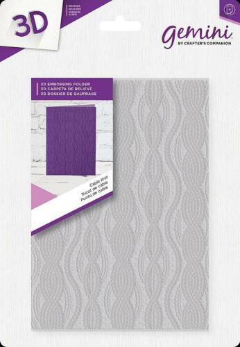 Gemini 5" x 7" 3D Embossing Folders by Crafter's Companion, Stunning ...