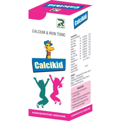 Dr Raj Calcikid Syrup (200ml) calcium tonic for growing children, for ...