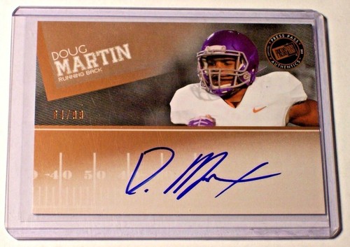 2012 Press Pass Bronze Autograph Doug Martin /99 Boise State Buccaneers ...