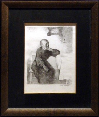 Kenneth Adams Untitled Lithograph Signed Artwork L@@K! SUBMIT AN OFFER ...