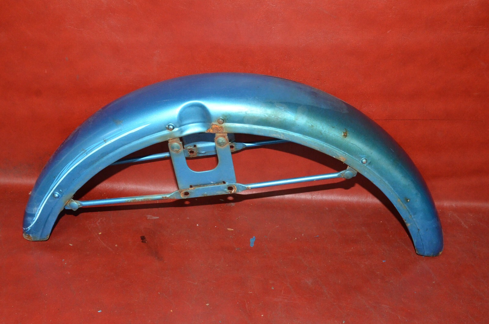 Vtg Harley Davidson Steel Rear & Front Fender 58-96 Set Softail Bobtail ...