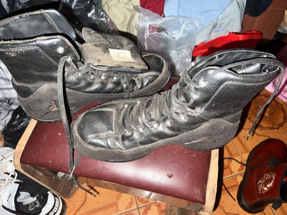 JORDAN BOXERS NIKE ROY JONES JR. BOXING BOOT BLACK SZ9 NWB SUPER RARE ...