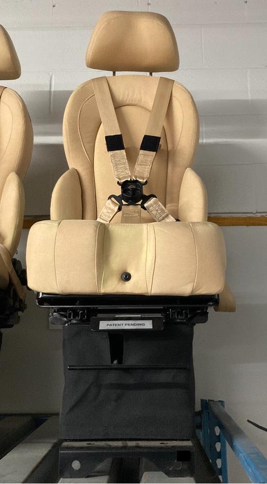 Global Seating System 3D51-555N303-1D Vehicular Seat W/ Adjuster Base ...