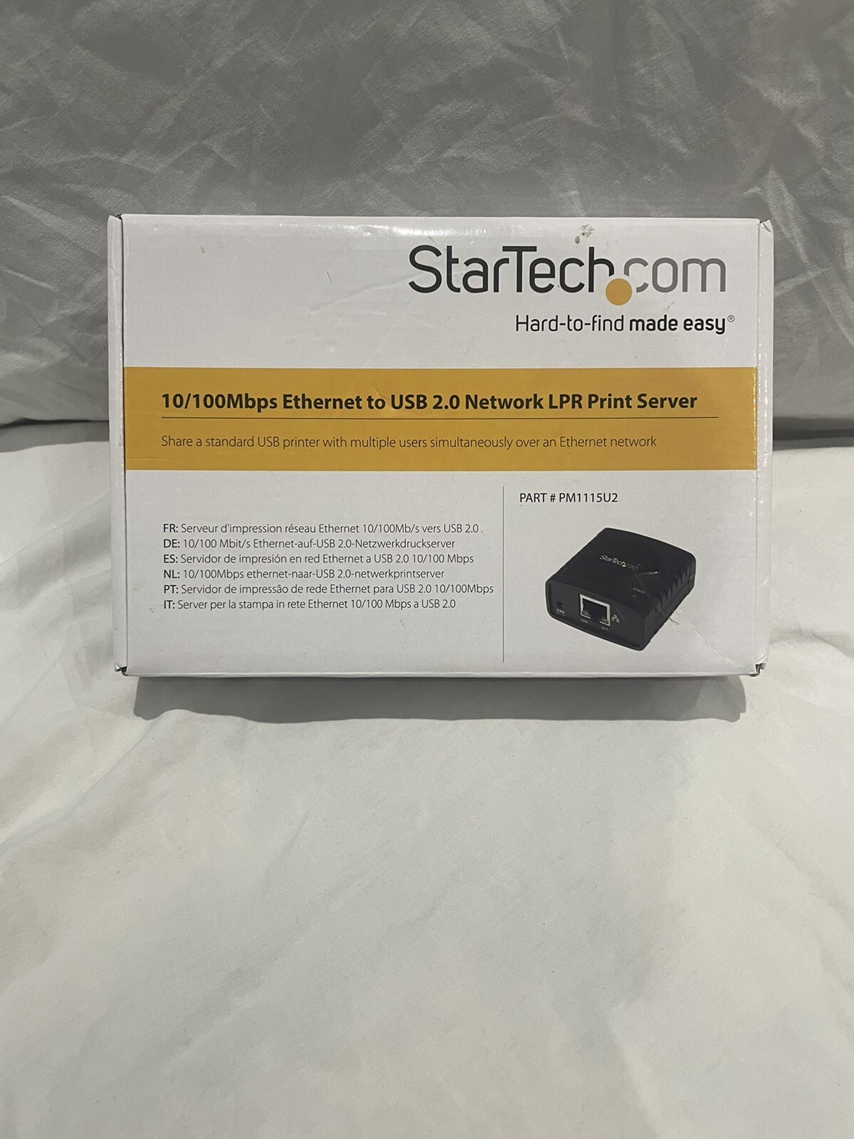 StarTech PM1115U2 10/100mbps Ethernet to USB 2.0 Network LPR Print ...