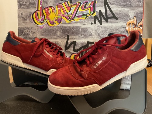Adidas Powerphase OG burgundy retro Trainers UK 10Suede Sneakers Shoes🔥 ...