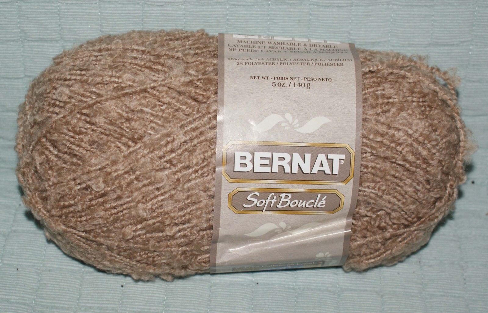 Bernat Soft Boucle Yarn Soft Taupe Knit Crochet Craft Fast Shipping | eBay