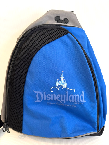 Disneyland Resort Crossbody Unisex Travel Sling Backpack Bag ~ Blue ...