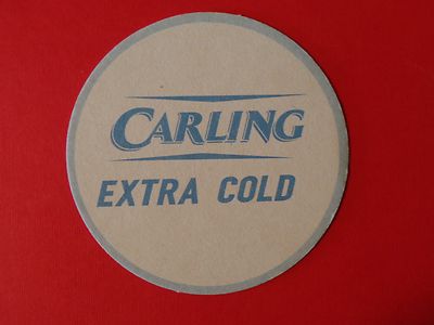 Bière de Collection dessous Verre - Carling Extra Froid - Please Ne Pas ...