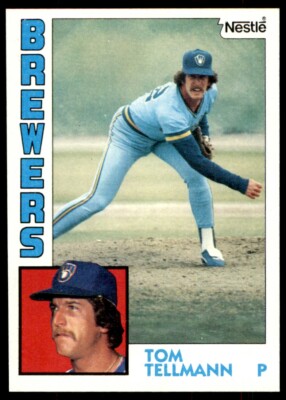 1984 TOPPS NESTLE - #476 TOM TELLMANN MILWAUKEE BREWERS | eBay