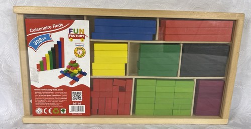 Fun Factory Cuisenaire Wooden Counting Rods | eBay Australia