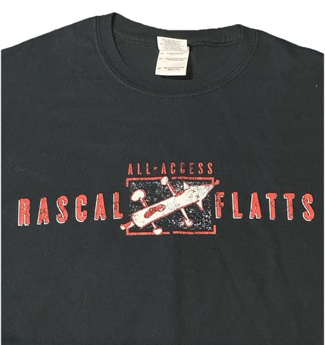 Rascal Flatts All Access Tour T Shirt Merch Band Tee Black Size Medium ...
