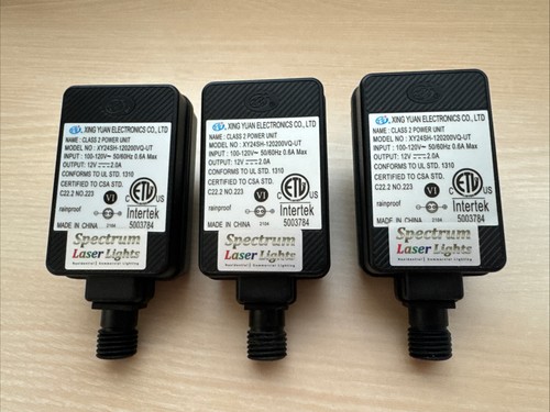 XING YUAN 12v 2A POWER ADAPTERS CONNECTION TIP A / INTERTEK 5003784 ...