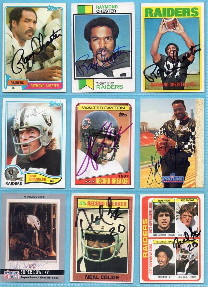 Raymond Chester signed 1981 Topps - Raiders, Colts, Invaders, USFL | eBay