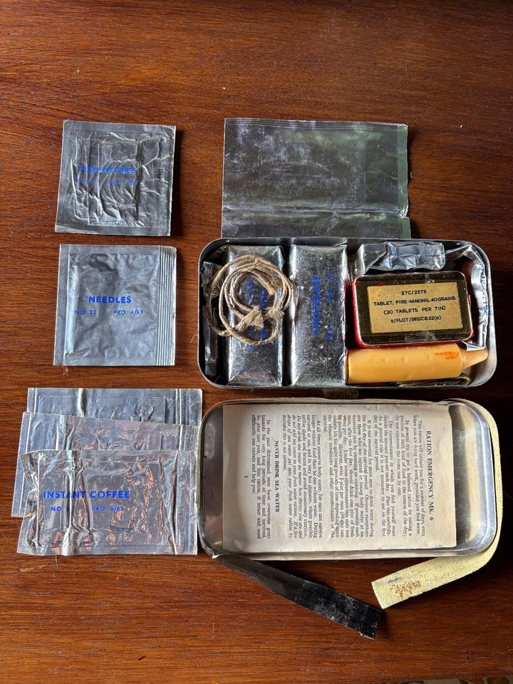 Original RAF Emergency Rations MK6 27P/30 Dated 1963 | eBay UK