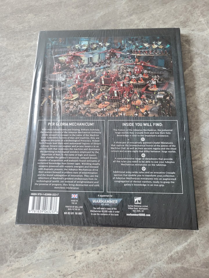 Warhammer 40k 9th Edition Codex Adeptus Mechanicus | eBay