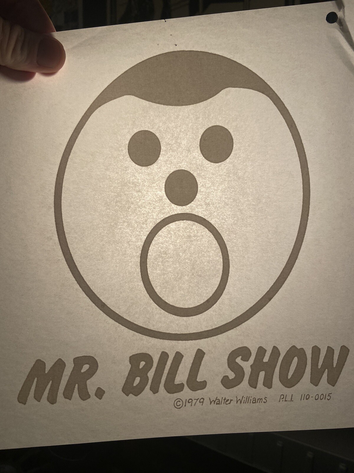 Mr Bill Show SNL 1979 TV Cartoon Vintage Iron On Tran… - Gem